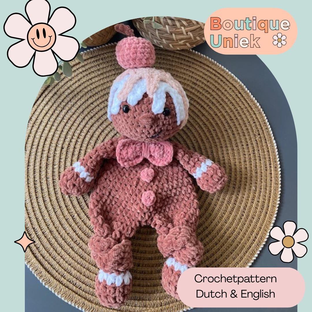 Crochet Pattern Snuggle Gingerbread Giggy / Crochet Pattern Snuggle ...