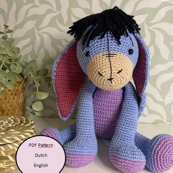 Crochet Eeyore Pattern - Etsy