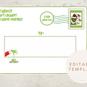 Grinch Certificate - Etsy UK