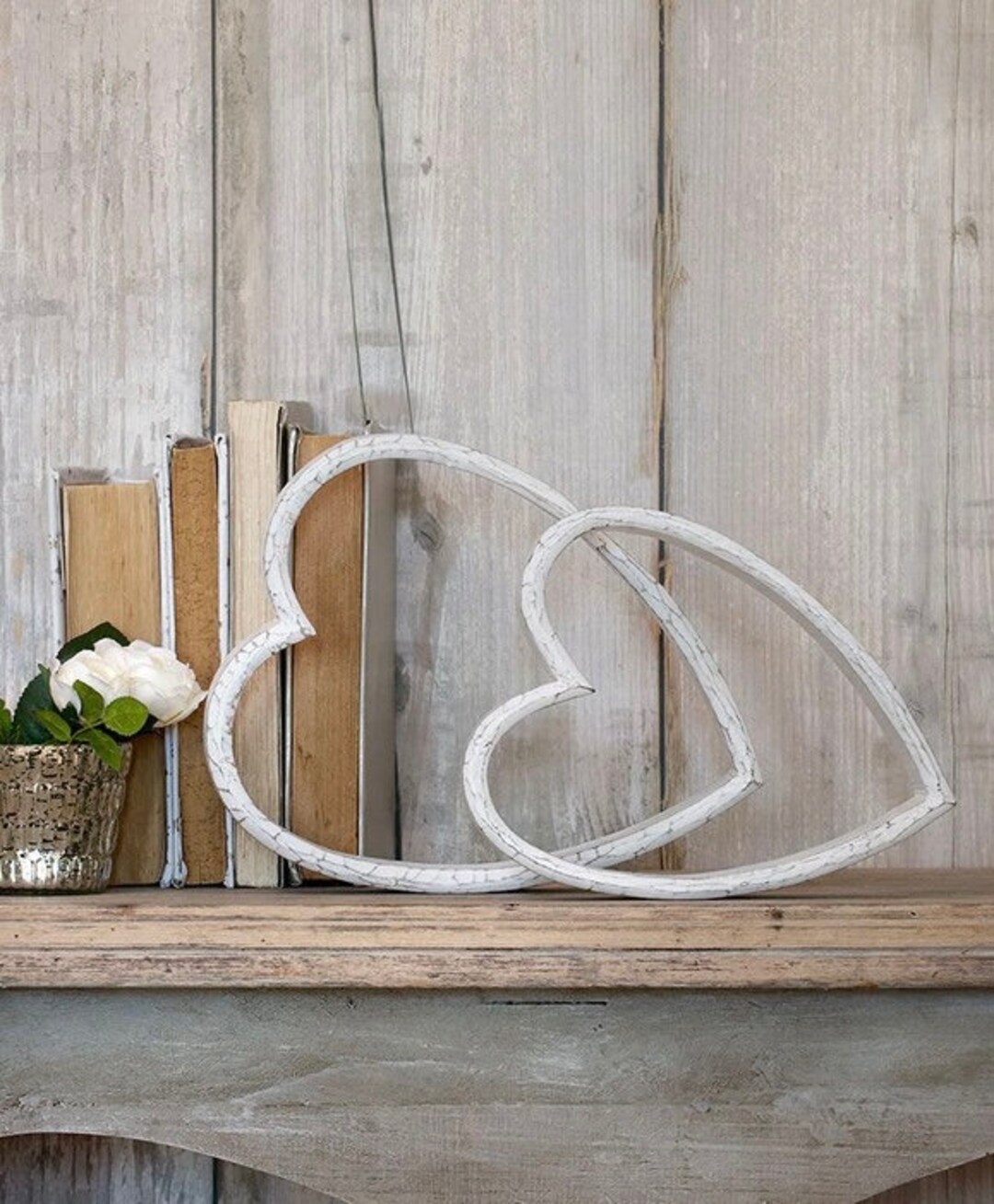 Pair of Fallen Hearts - Etsy UK
