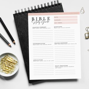 Bible Study Guide, Printable Bible Study, Christian Bible Study ...