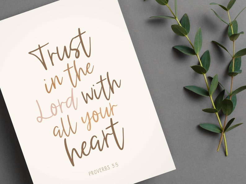 Printable Thinking of You Card, Printable Christian Card for Friend ...