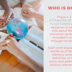 ABC Attributes of God Flashcards, Printable Character of God Cards, A-Z ...