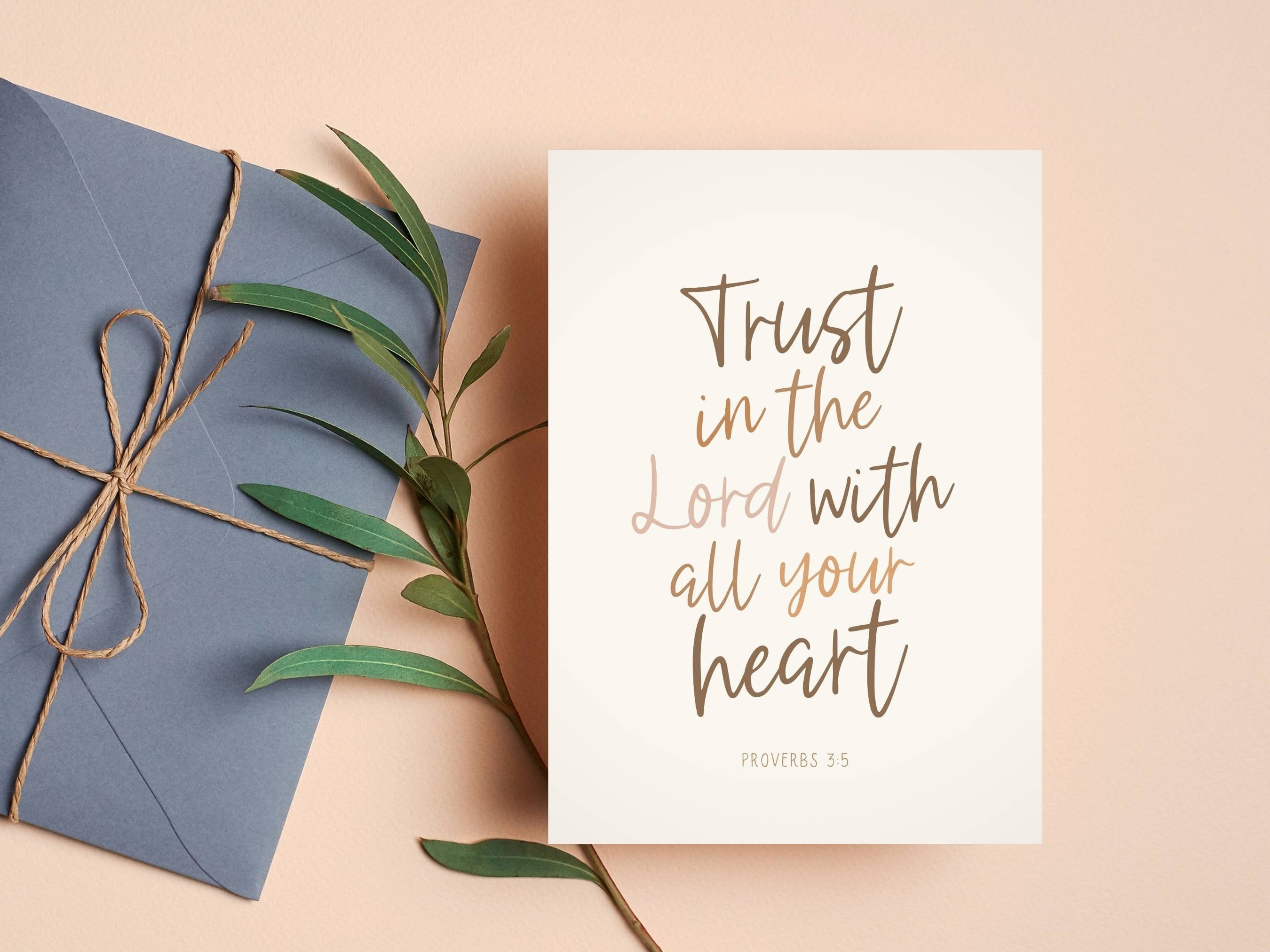 Printable Thinking of You Card, Printable Christian Card for Friend, Bible Verse Card for ...