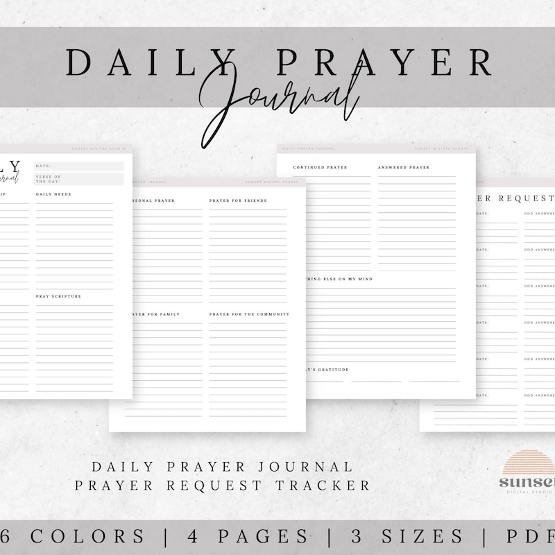 Prayer Journal - Etsy