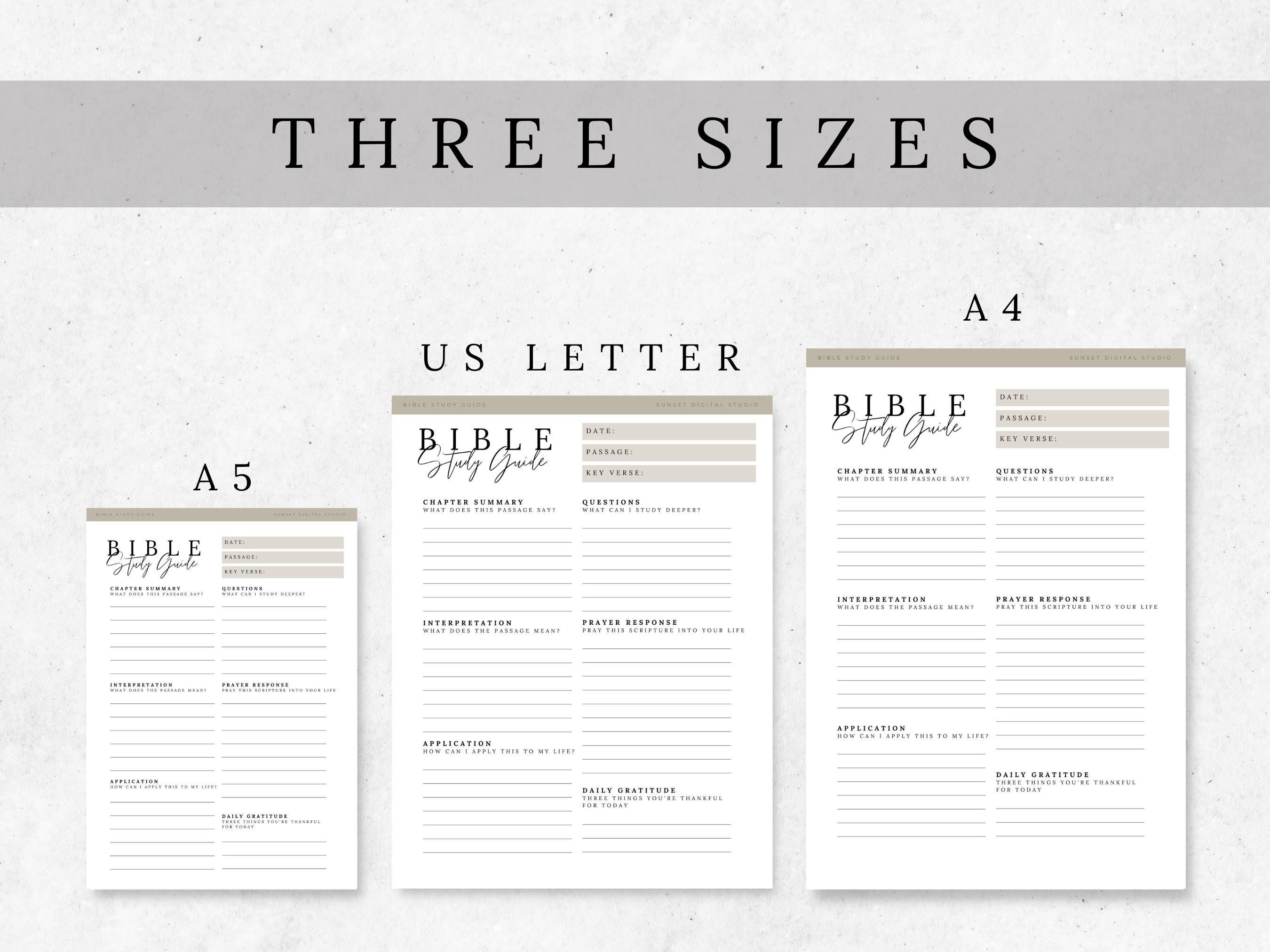Bible Study Guide, Printable Bible Study, Christian Bible Study ...