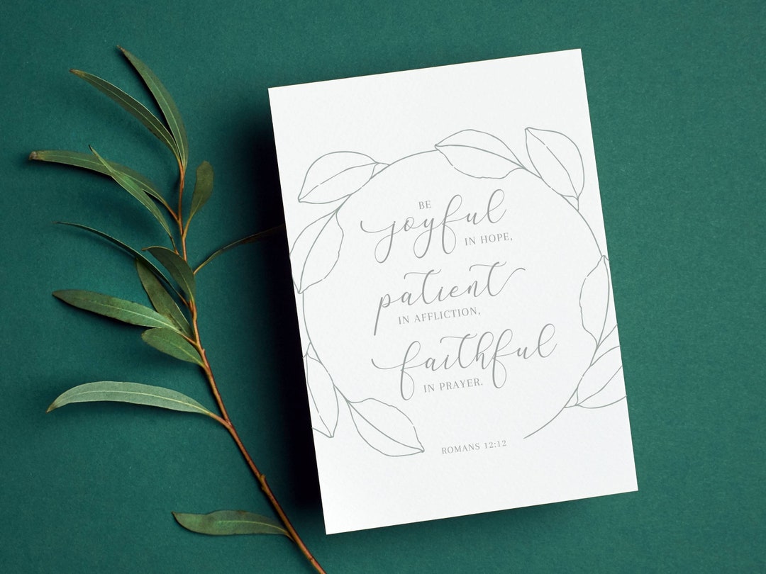 Printable Thinking of You Card, Printable Christian Card for Friend, Bible Verse Card for ...