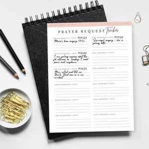 Daily Prayer Journal, Printable Christian Prayer Journal, Prayer ...
