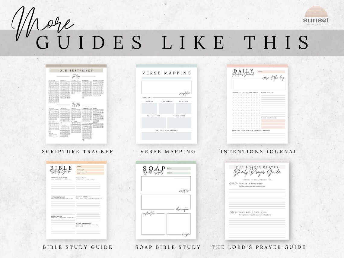 Daily Prayer Journal, Printable Christian Prayer Journal, Prayer ...