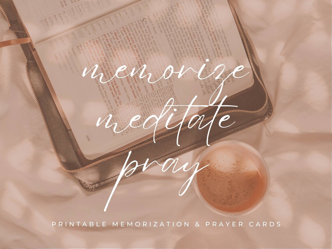 Printable Scripture Memory Verse Cards, Printable Prayer Request Cards ...