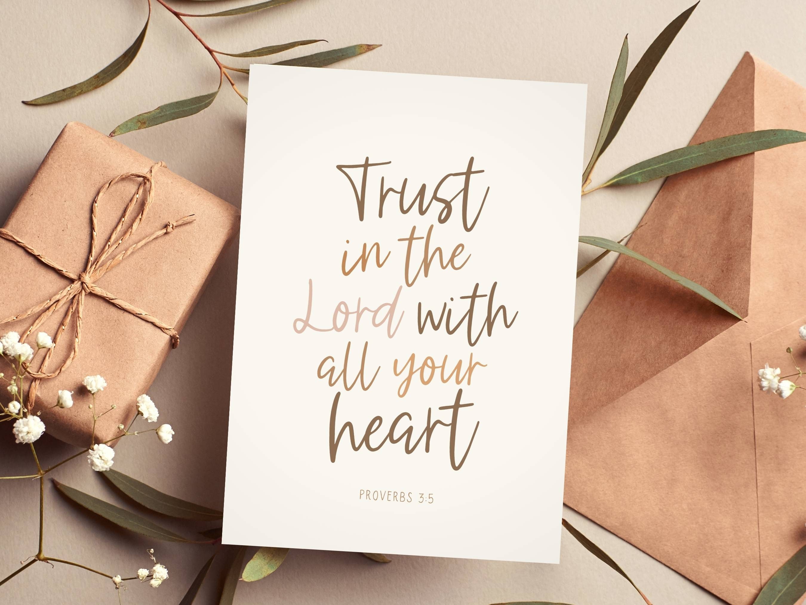 Printable Thinking of You Card, Printable Christian Card for Friend ...