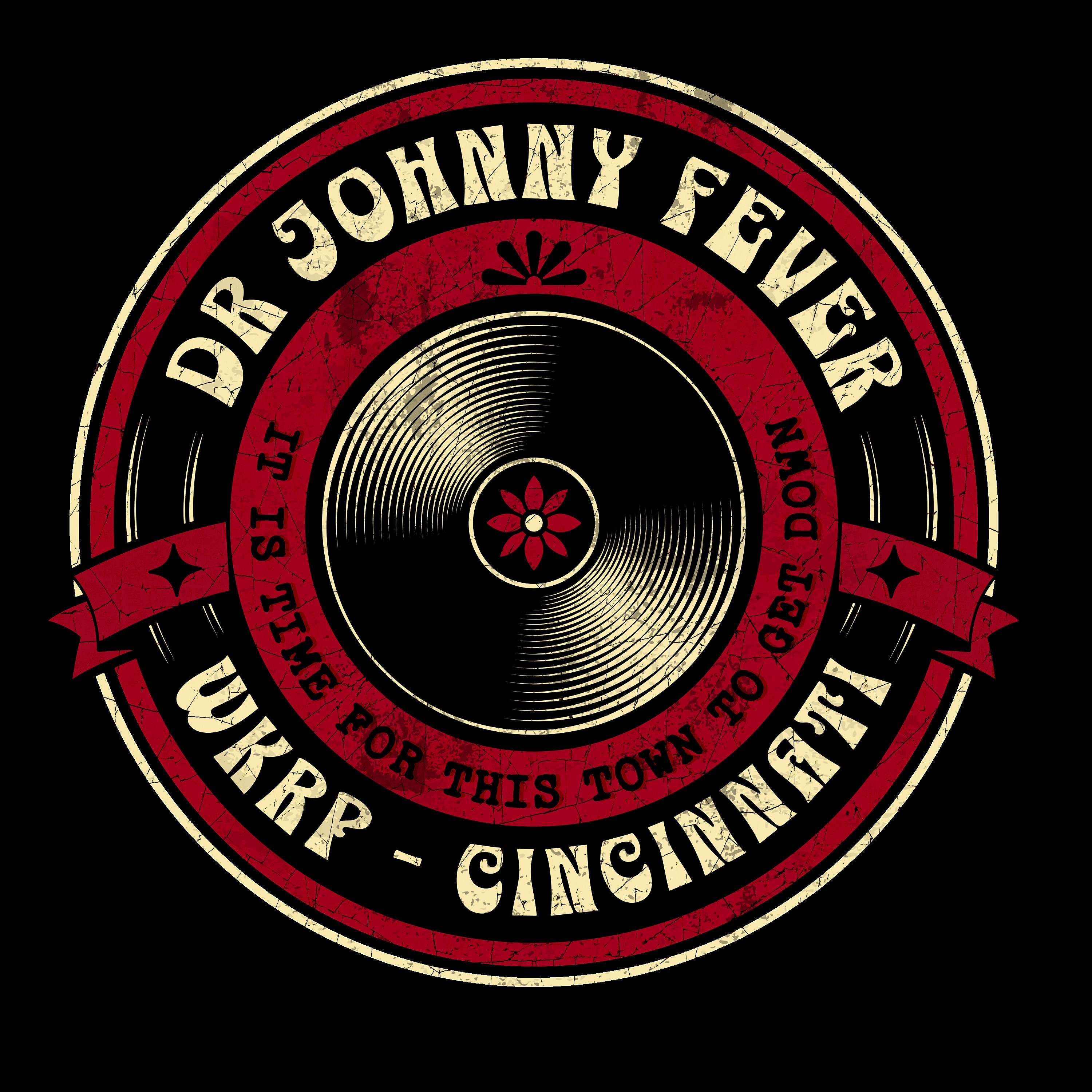 WKRP Dr. Johnny Fever DJ T-shirt Classic TV, Rock & Roll, Retro 80s ...