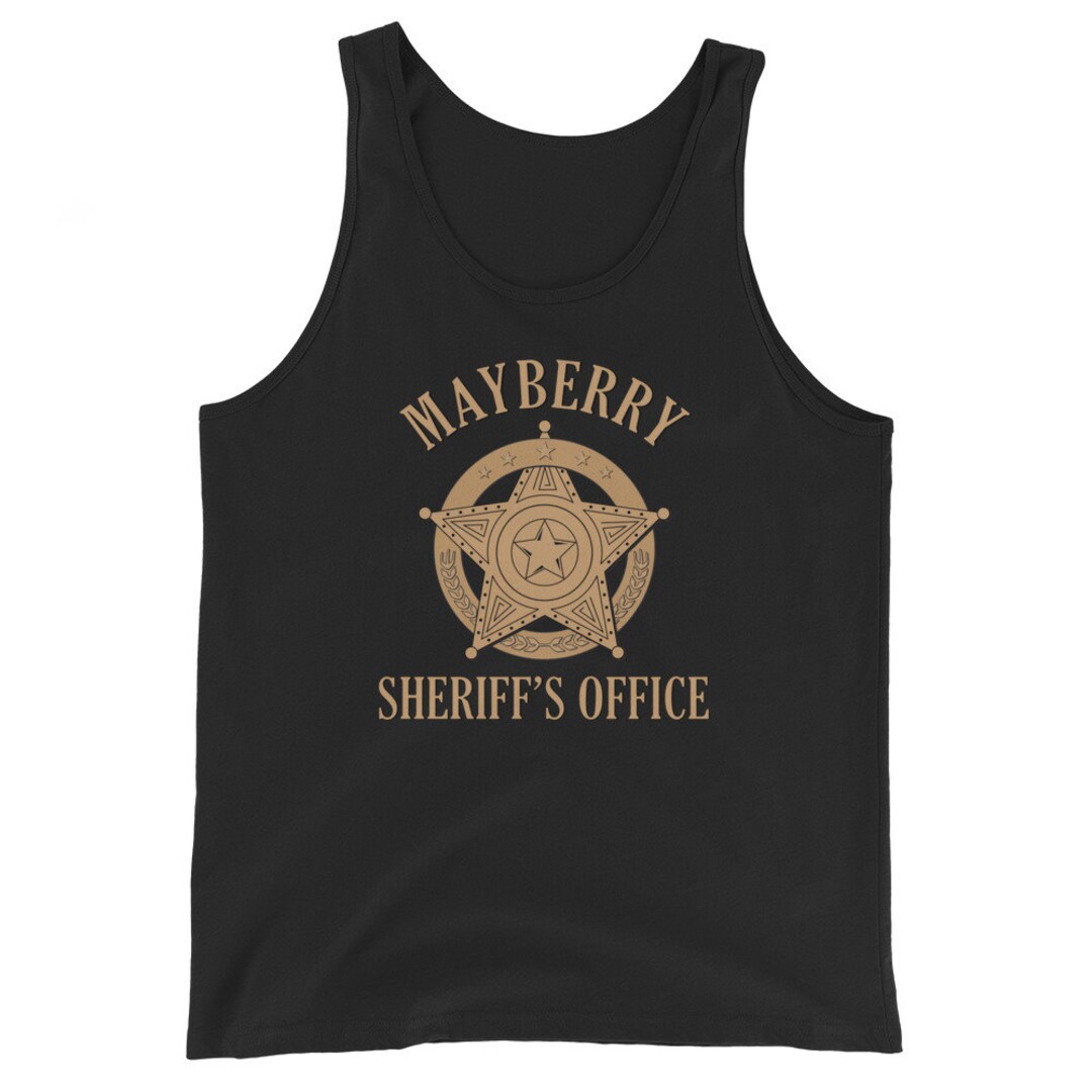 Mayberry Sheriff’s Office | Classic Retro TV Sitcom Unisex Tank Top - Etsy