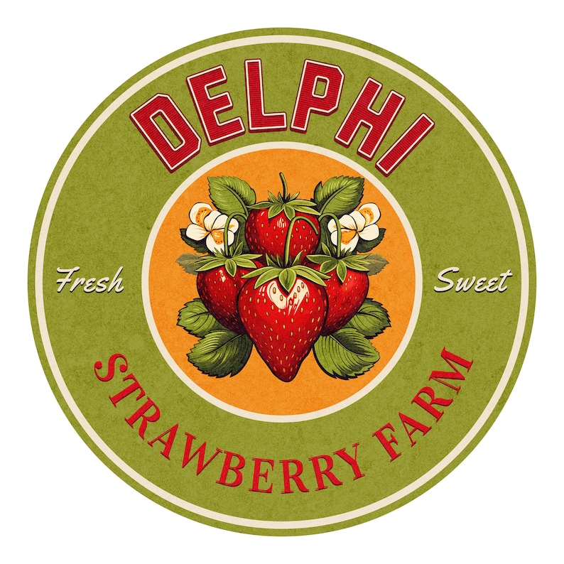 Delphi Strawberry Farms T Shirt | Graphic Tee, Bookish Shirt for ...