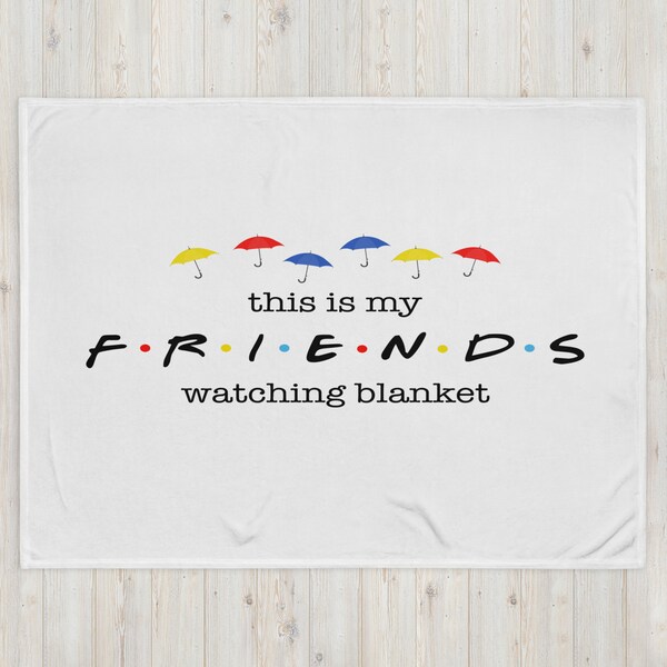 Friends Blanket Tv Show - Etsy