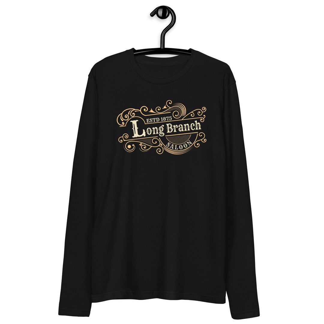 Gunsmoke | Long Branch Saloon Long Sleeve Fitted Crew - Etsy