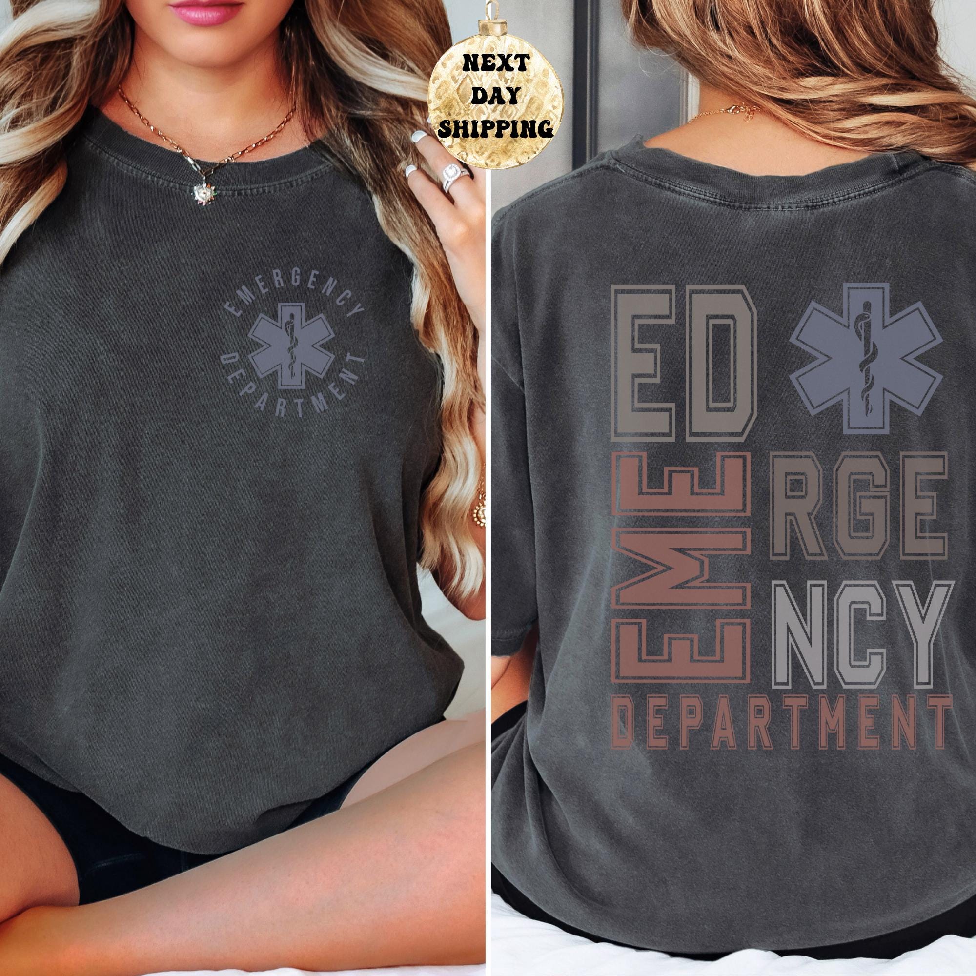 Emergency Department Nurse Shirt, ER Nurse Gift, Comfort Colors ED ...