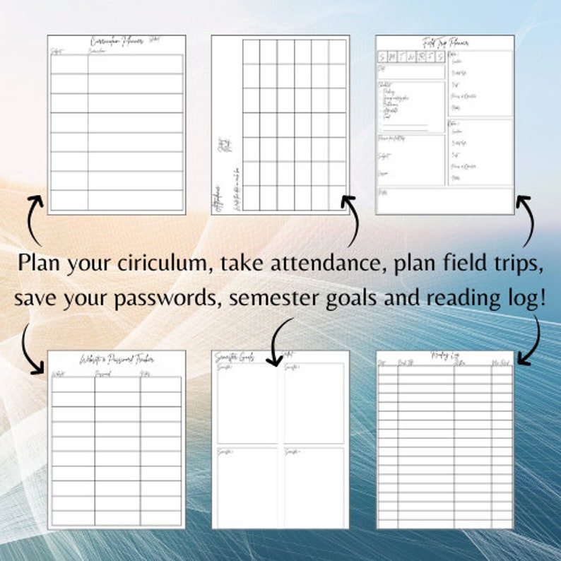 Ultimate Homeschool Planner, Digital Download Homeschool Planner, Full ...