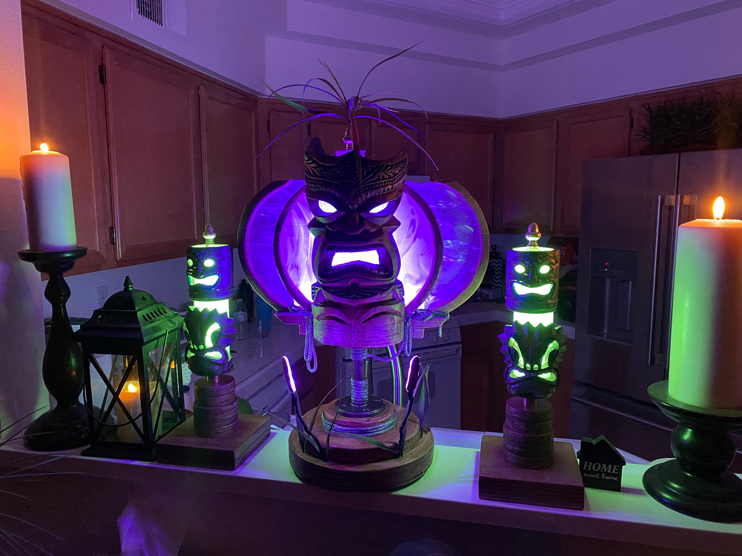 Battlestation Lighting TIKI Series 'tiki Totemi' Custom L.E.D Desk Lamp ...