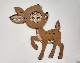 Deer Layered Laser File - Etsy