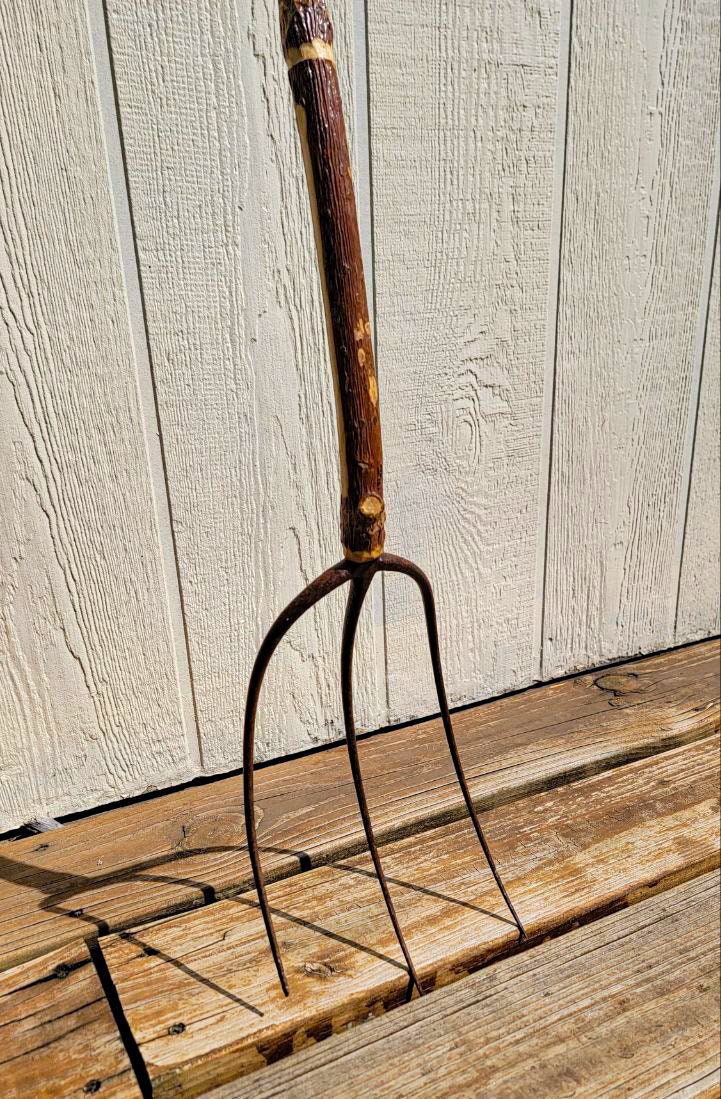 Handcrafted Pitchfork - Decorative Upcycled USA Made Pitchfork - Made ...