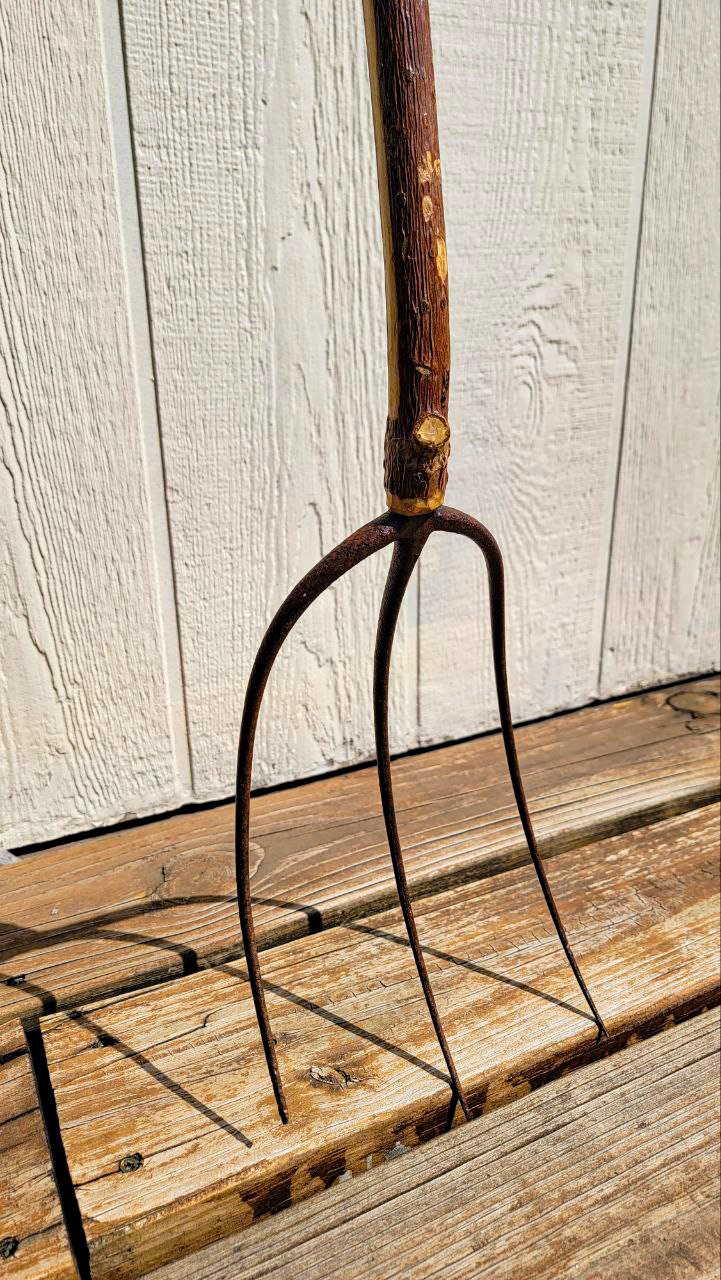 Handcrafted Pitchfork - Decorative Upcycled USA Made Pitchfork - Made ...