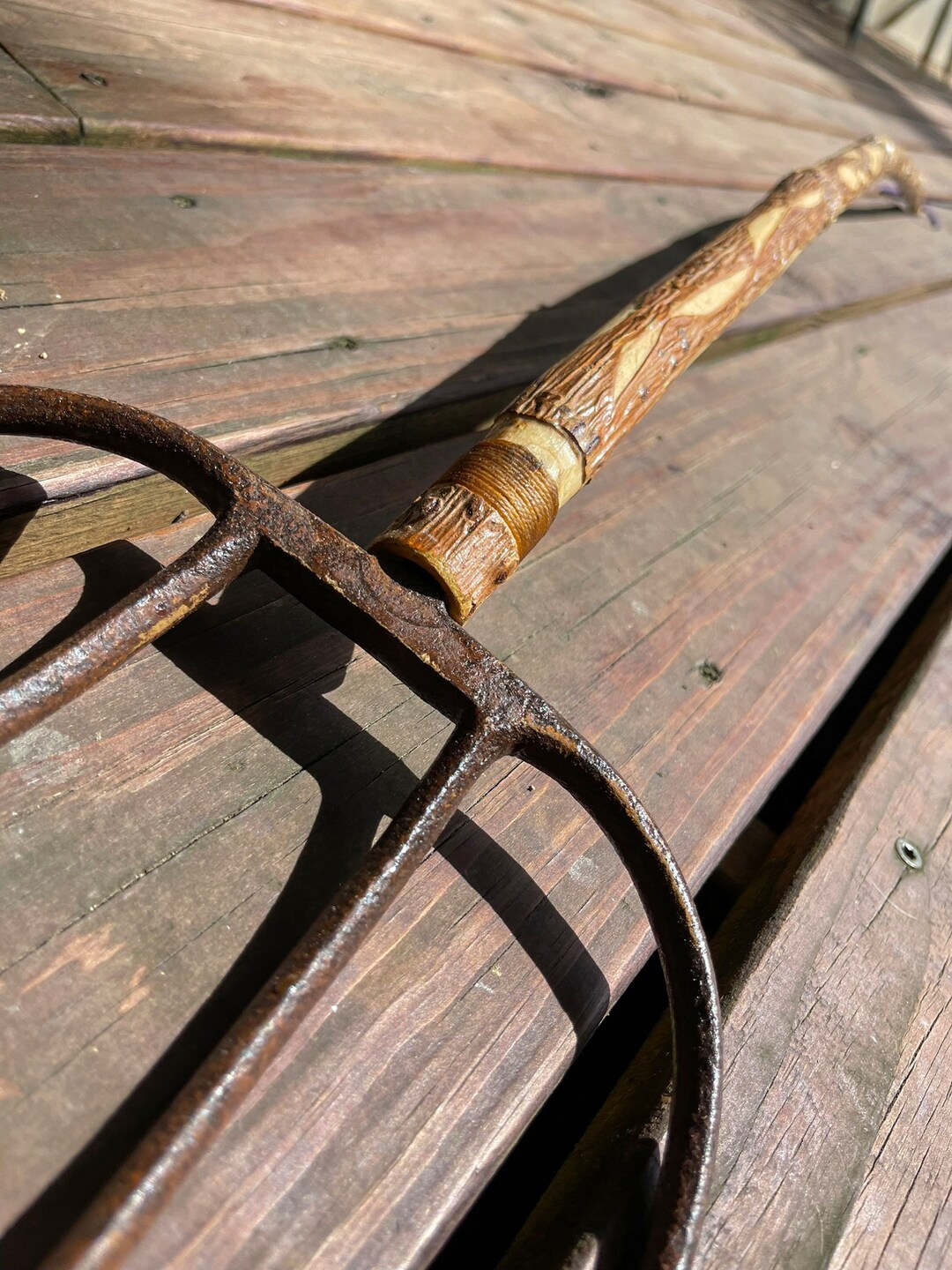 Handcrafted Pitchfork - Decorative Upcycled USA Made Pitchfork - Made ...