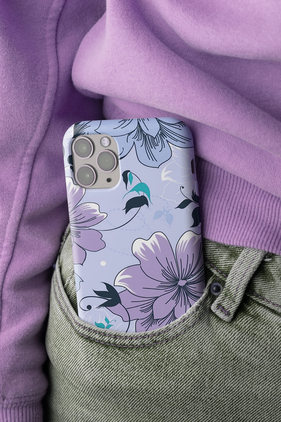Floral Phone Case Designs | Retro Phone Case SVG | Sublimation Phone ...