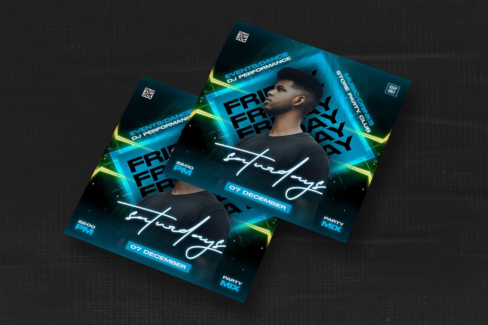 EDITABLE Club Flyer Template Event Flyer Night Party Invite | Etsy