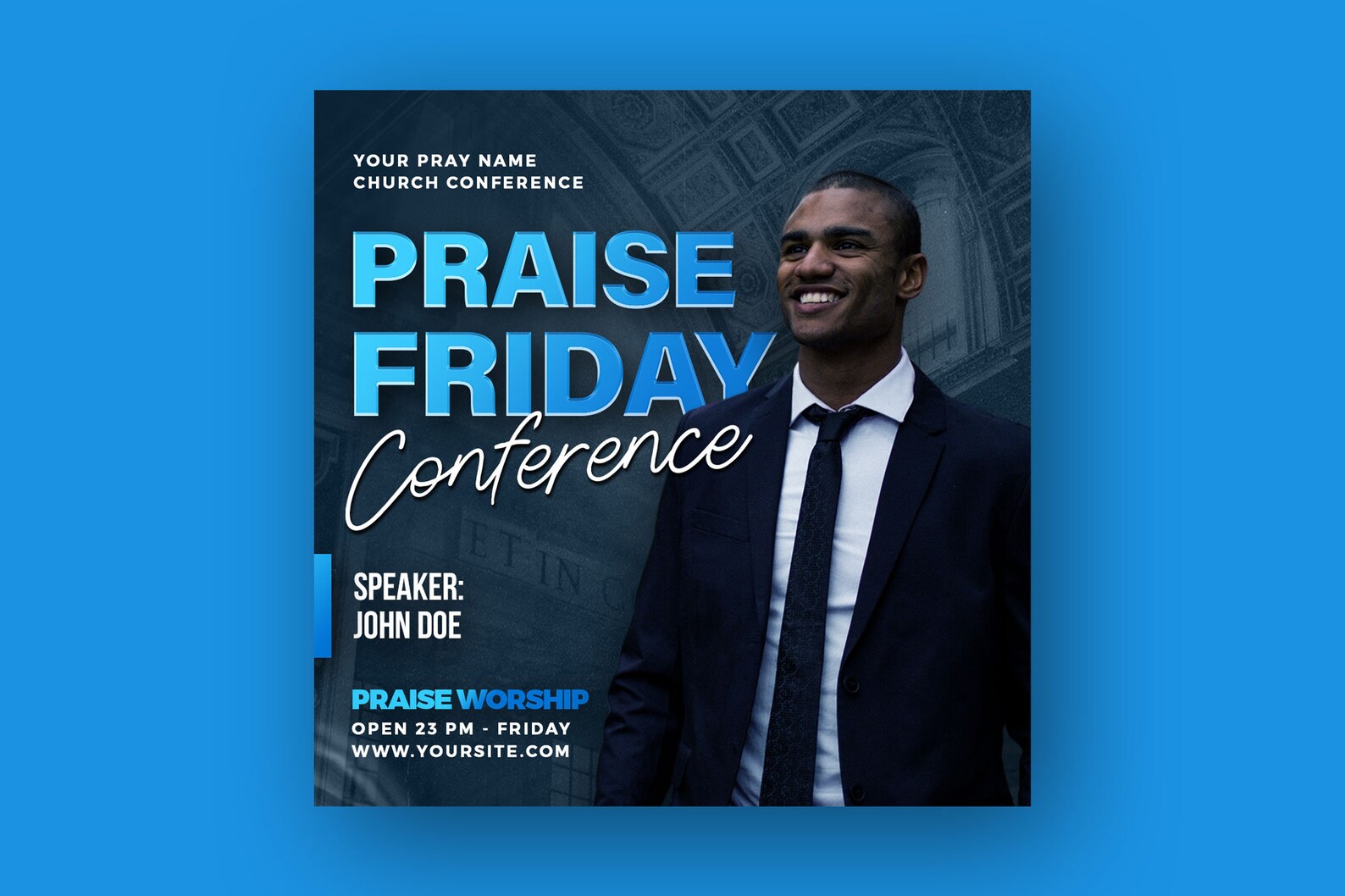 EDITABLE Church Flyer Template Church Conference Poster - Etsy