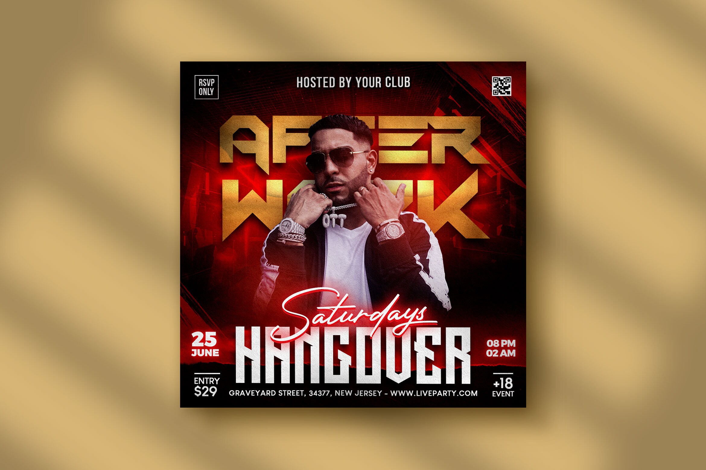 EDITABLE Club Flyer Template Event Flyer Night Party Invite - Etsy Canada