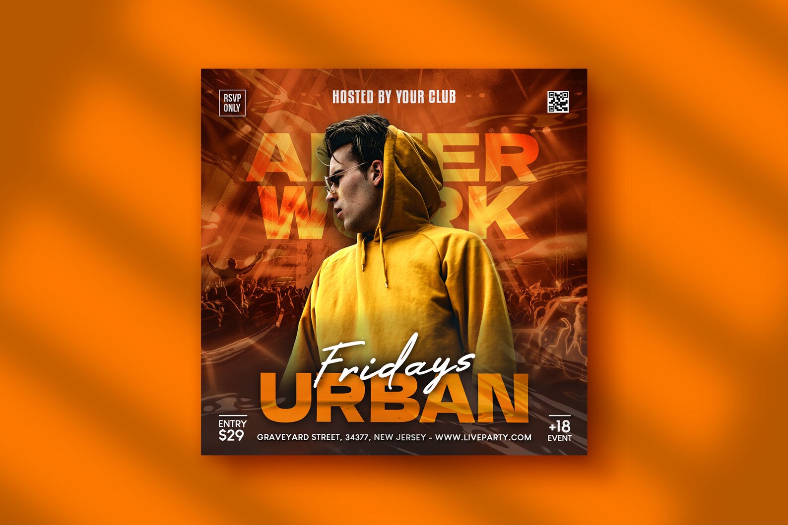 EDITABLE Club Flyer Template Event Flyer Night Party Invite - Etsy