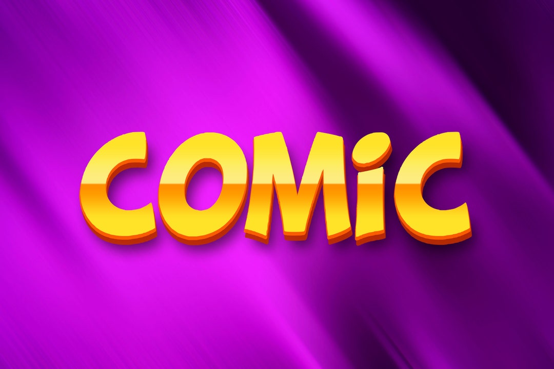 Comic Text, Sale Text Effect, Shopping, Banner, 3D Text, Text Effect ...