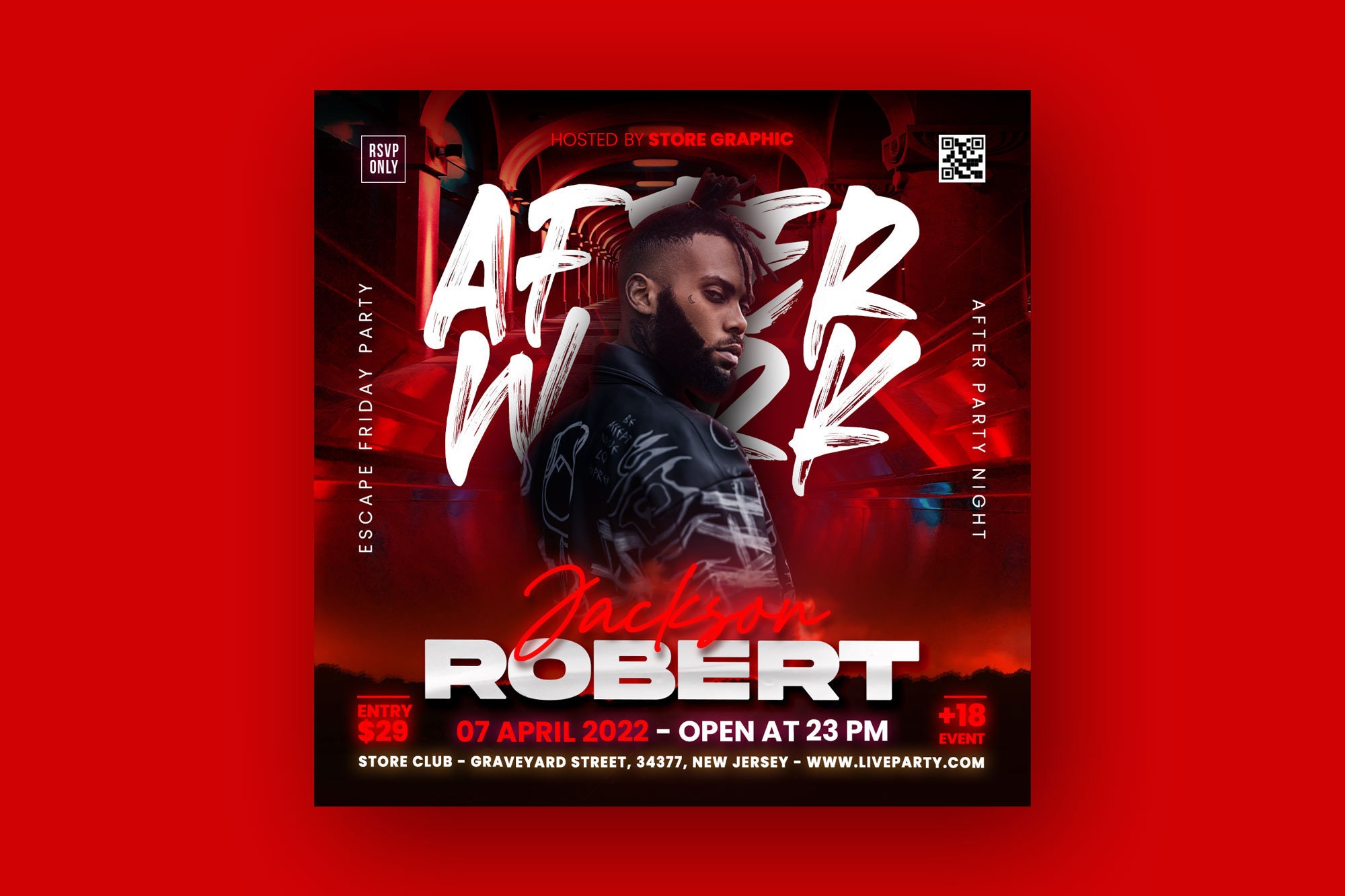 EDITABLE Club Flyer Template Event Flyer Night Party Invite - Etsy