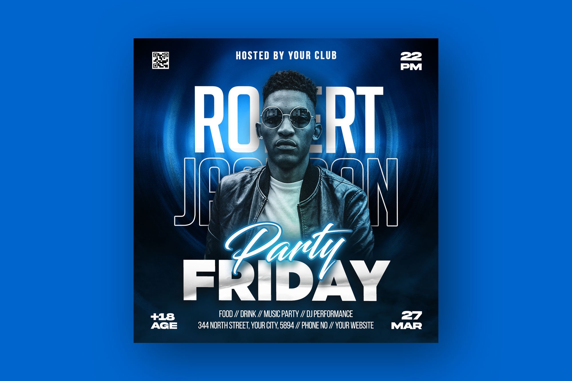 EDITABLE Club Flyer Template Event Flyer Night Party Invite - Etsy