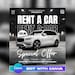 EDITABLE CANVA Car Rent Flyer, Editable Car Rental Service Design, DIY ...