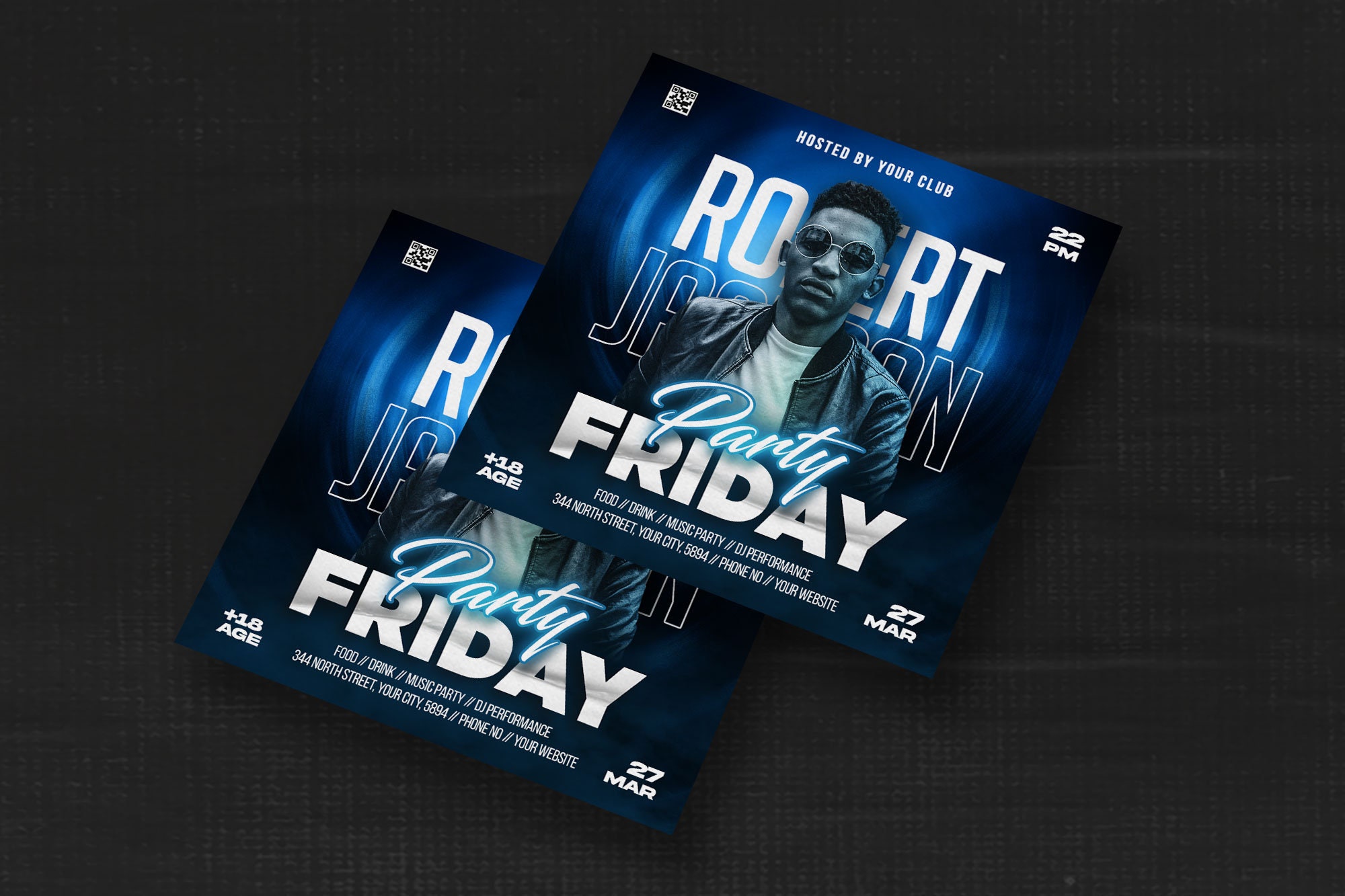 EDITABLE Club Flyer Template Event Flyer Night Party Invite - Etsy