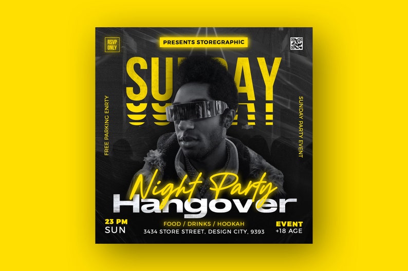 Event Flyer DJ Flyer Template Club Flyer Party Invite - Etsy