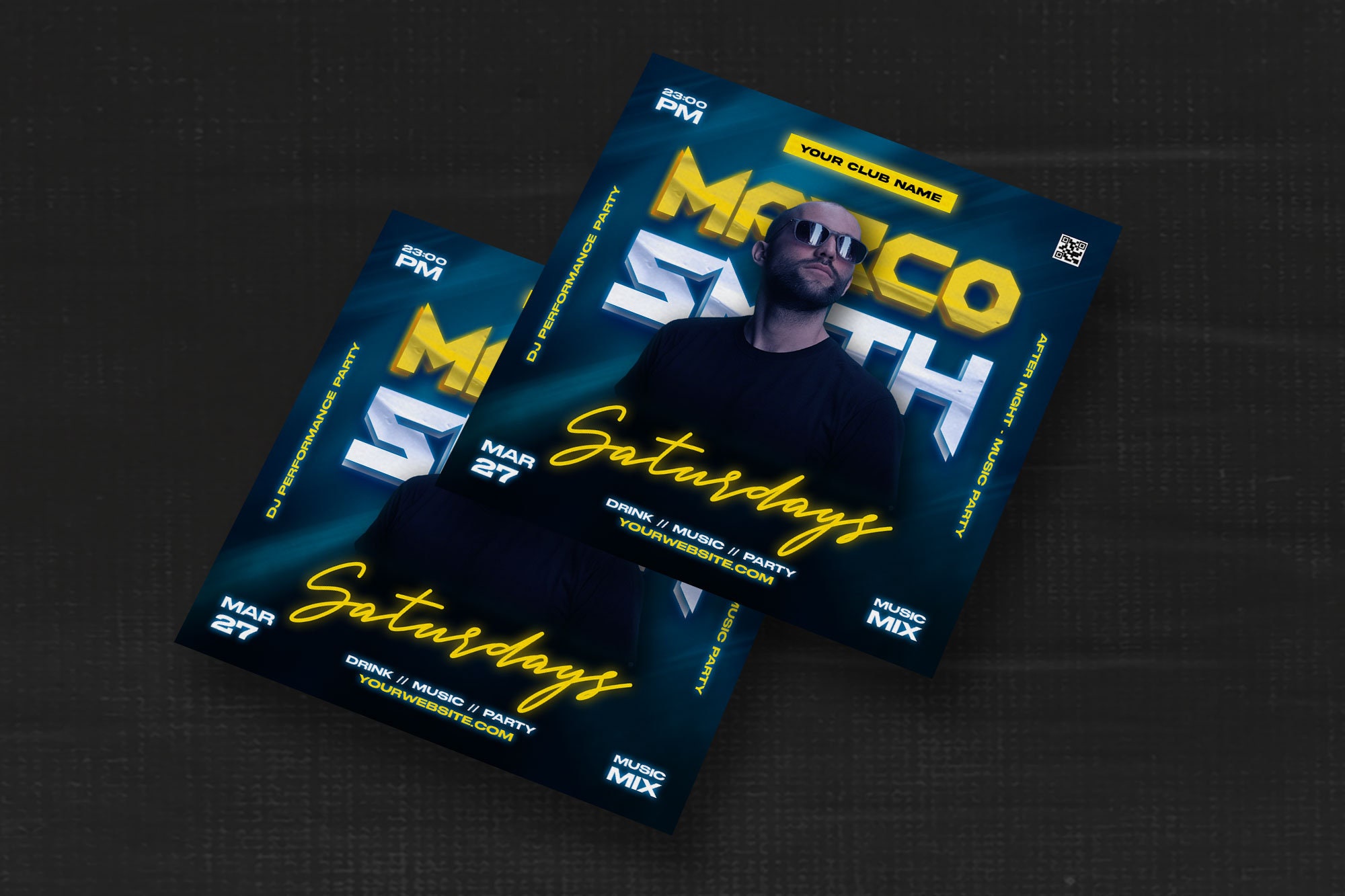 EDITABLE Club Flyer Template Event Flyer Night Party Invite - Etsy