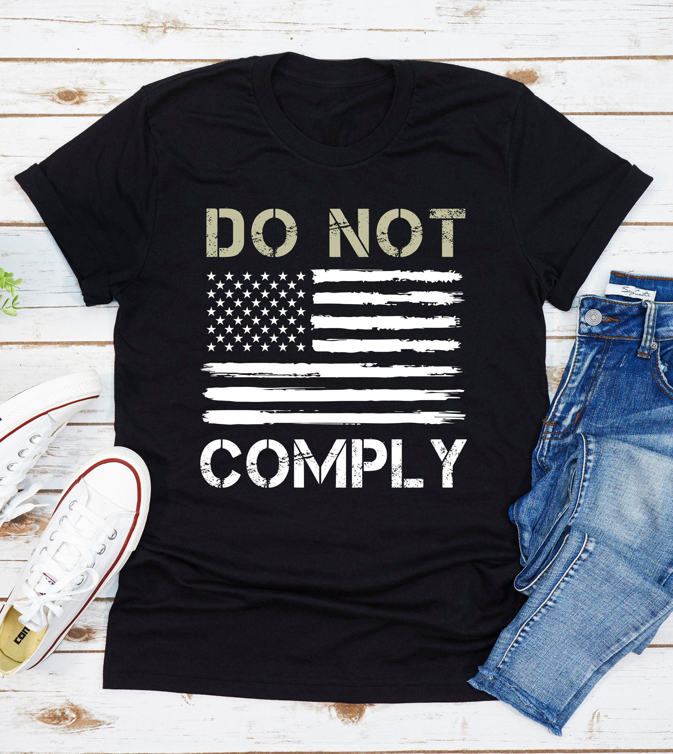 Do Not Comply T-shirt, Freedom of Choice Shirt, I Will Not Comply Tee ...