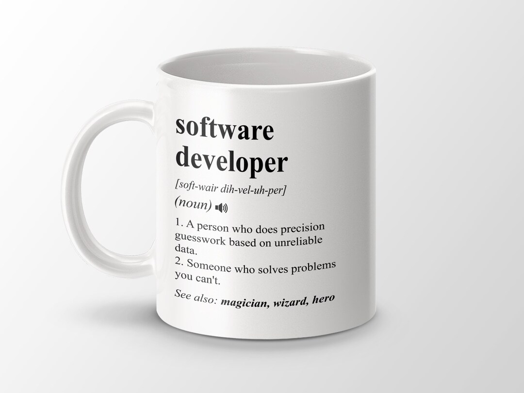 Software Developer Gift, Funny Software Developer Coffee Mug, Software ...