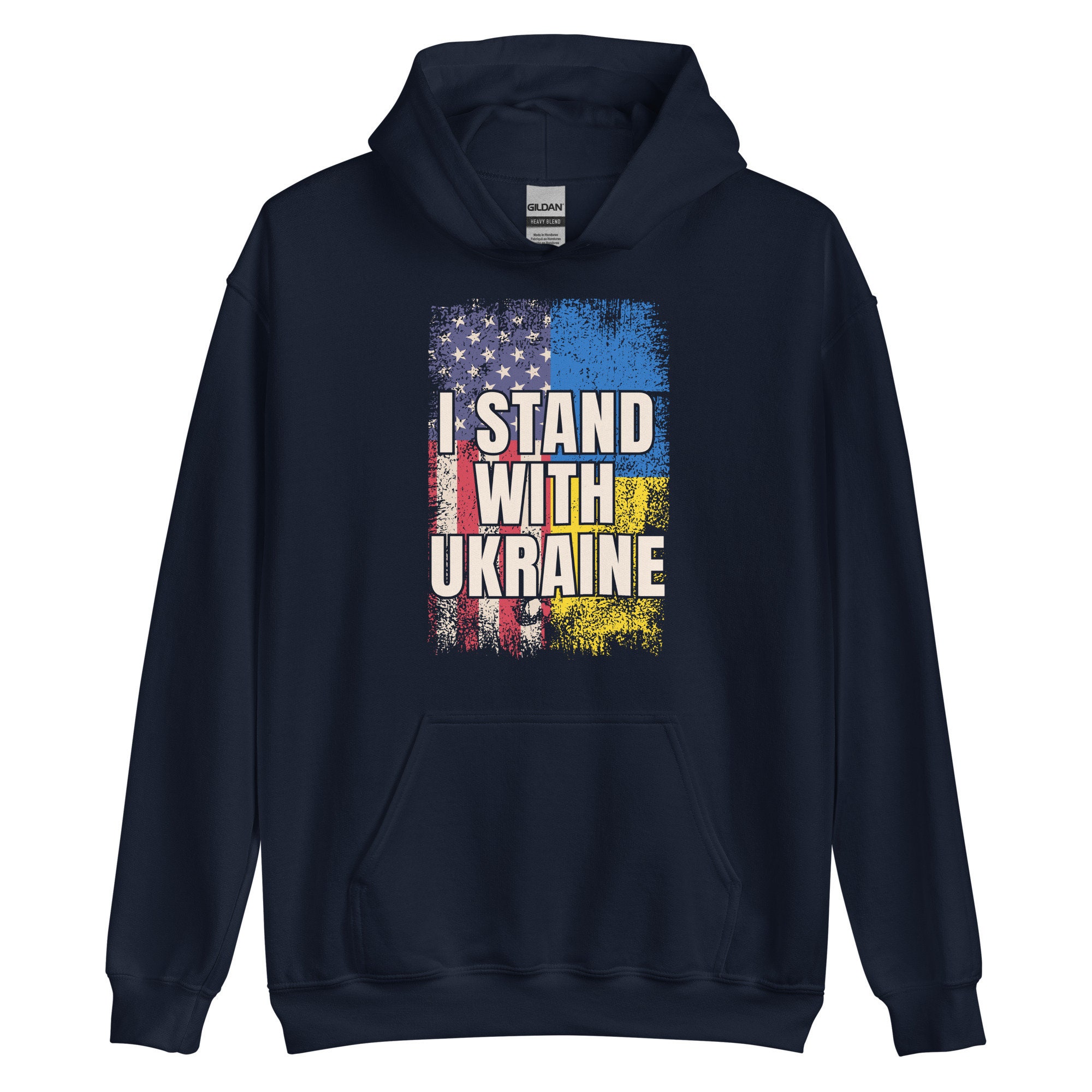 I Stand With Ukraine Hoodie I Support Ukraine Sweatshirt - Etsy Denmark