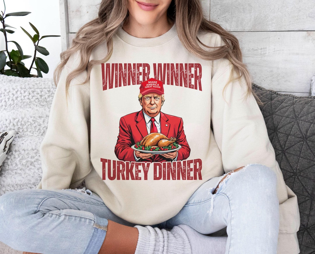 Trump Winner Winner Turkey Dinner Png, Funny Trump Thanskgiving Png ...