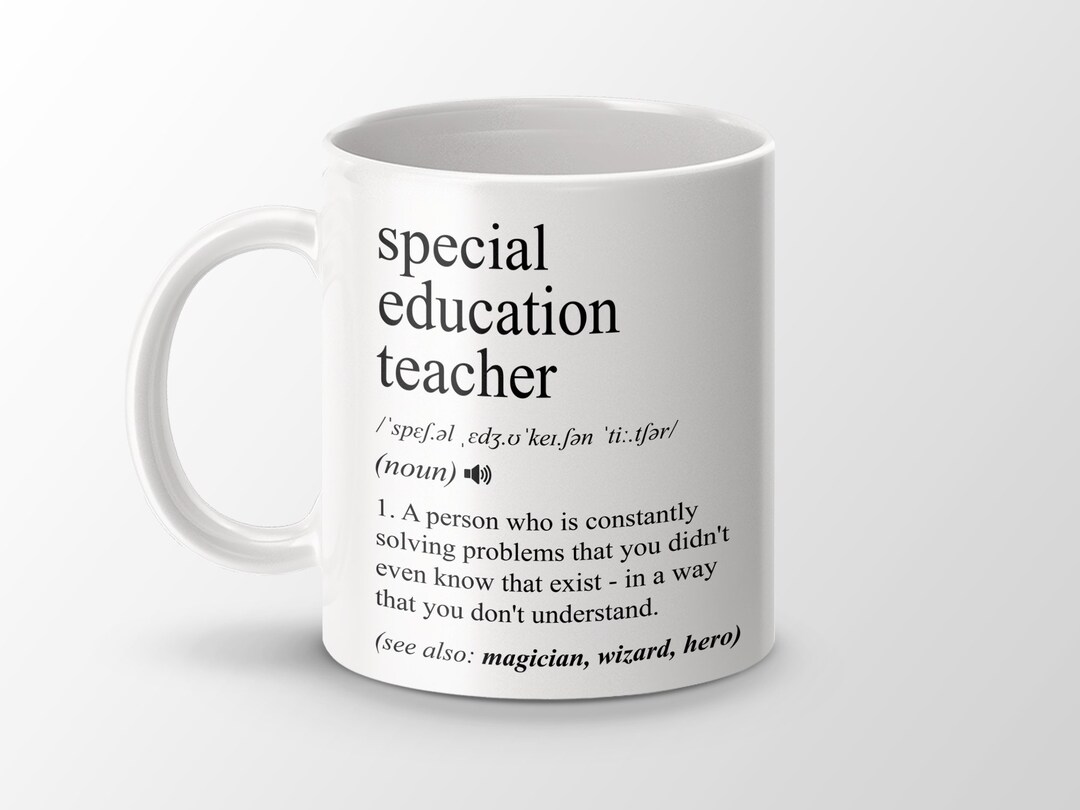 Special Education Teacher Gift, Funny Special Education Teacher Coffee ...