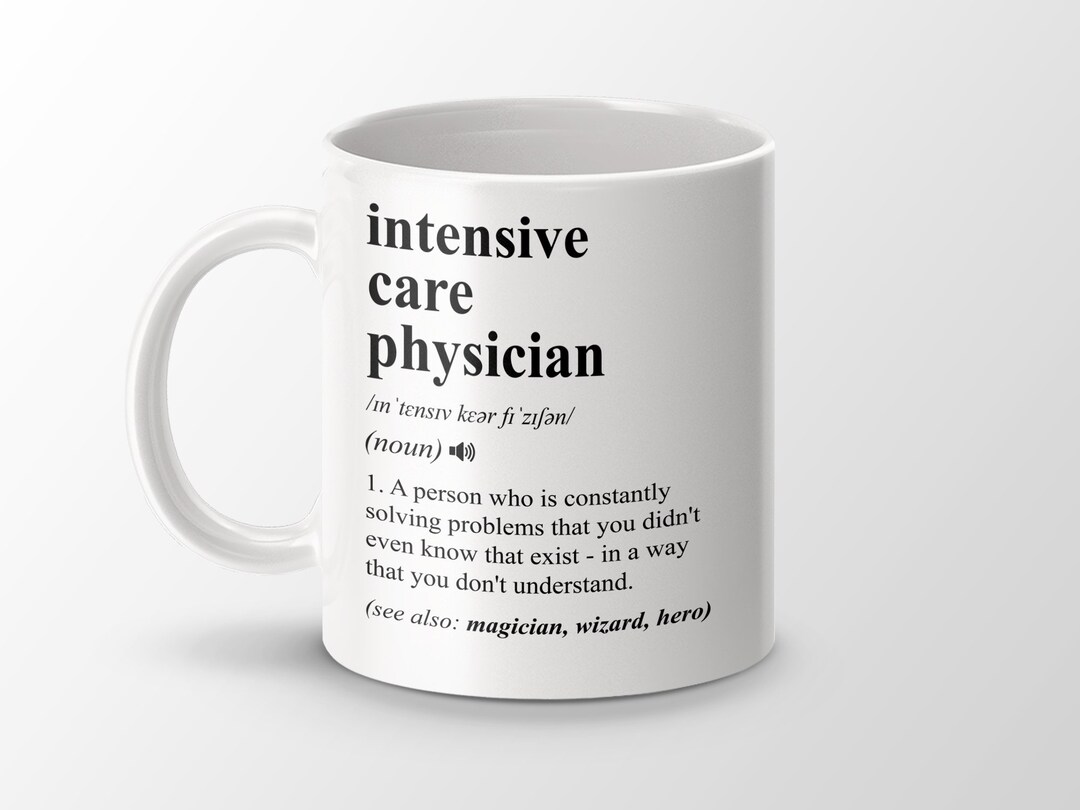 Intensive Care Physician Gift, Funny Intensive Care Physician Coffee ...