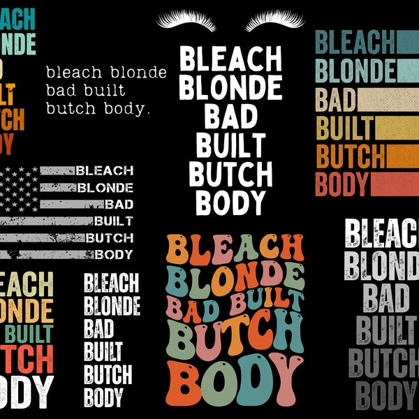 Bleach Blonde Bad Built Butch Body - Etsy