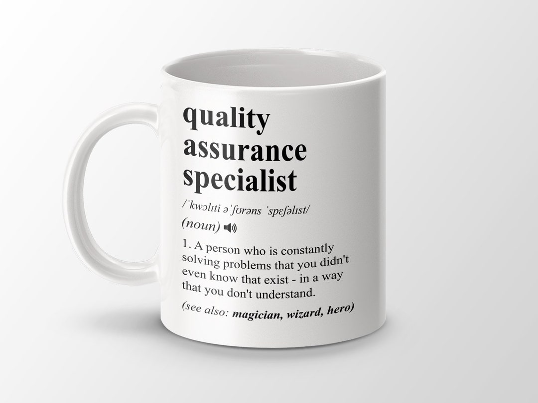 Quality Assurance Specialist Gift, Funny Quality Assurance Specialist ...