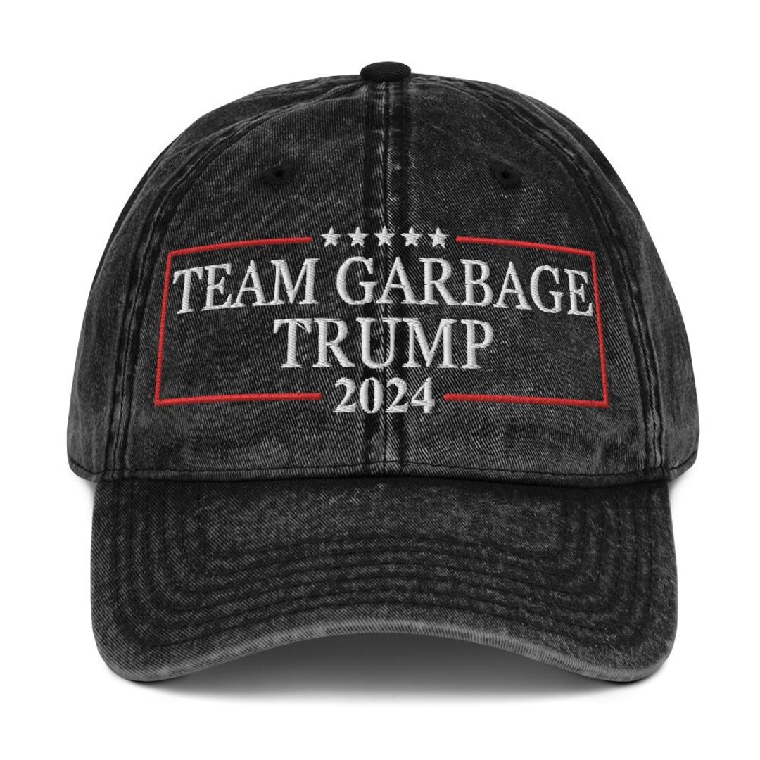 Team Garbage Trump 2024 Hat, Embroidered Trashmen for Trump Cap - Etsy