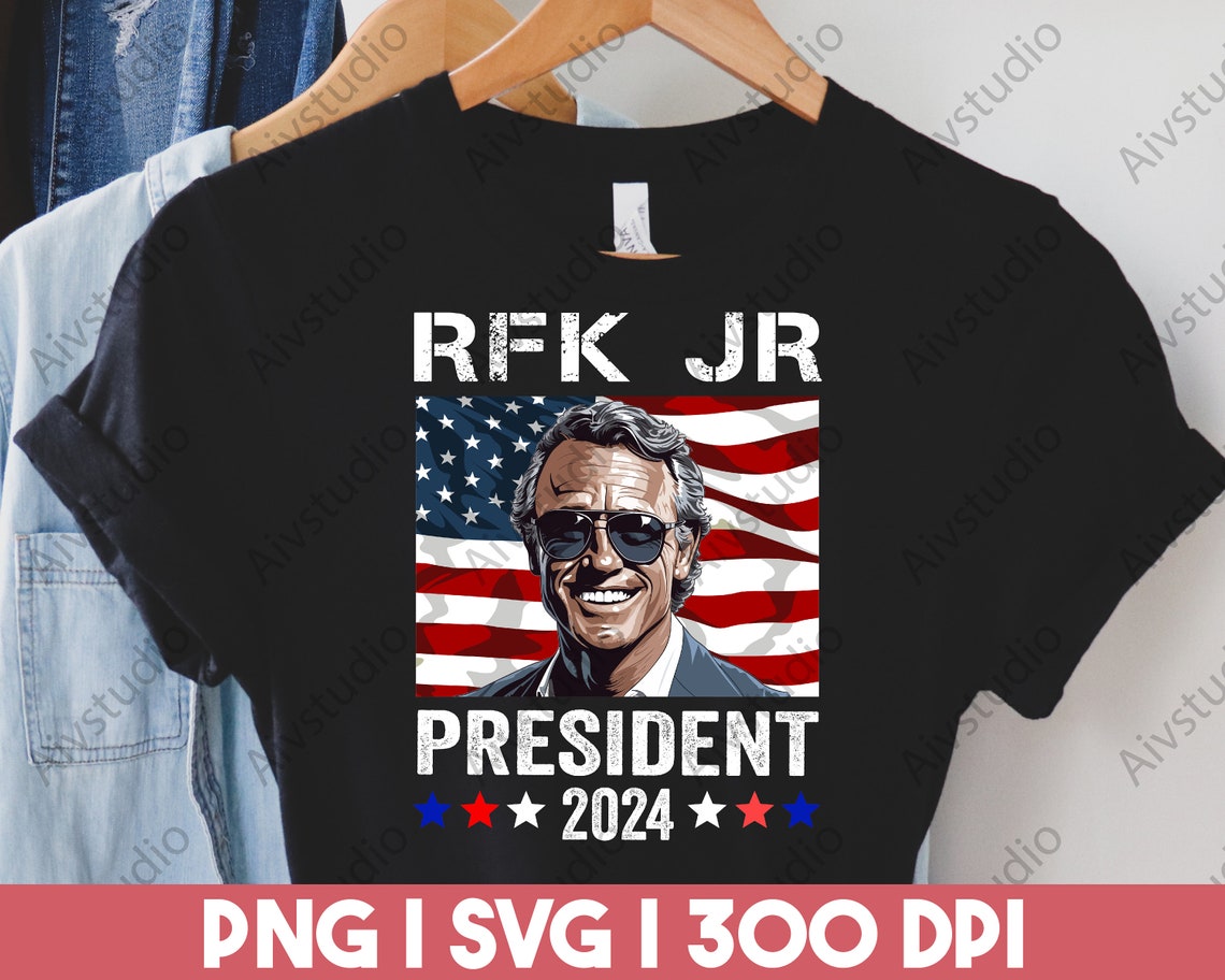 RFK JR 2024 SVG Png, Robert F. Kennedy Jr. for President 2024 Svg ...