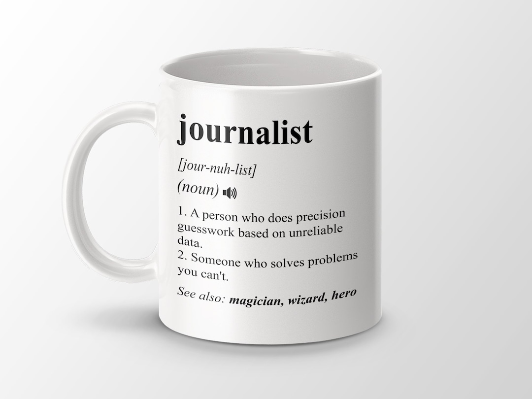Journalist Gift, Funny Journalist Coffee Mug, Journalist Graduation ...